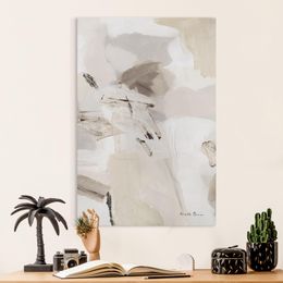 Bilderwelten Leinwandbild Stumm Wandbild Kunstdruck Bild auf Leinwand - Abstrakt - Schlafzimmer Wohnzimmer Esszimmer - S-XXL