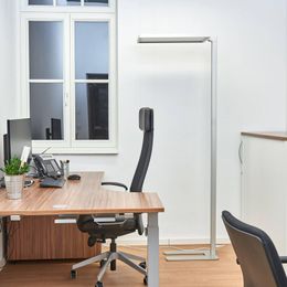 ARCCHIO Silberne Büro-LED-Stehlampe Dorean