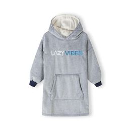 MINOTI Sweatshirt Jungen Gr&ouml;&szlig;e 122/128 blau / hellgrau / wei&szlig;