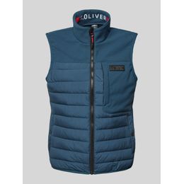 s.Oliver RED LABEL Regular Fit Steppweste mit Kontrast-Details