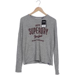 Superdry Damen Pullover, grau, Gr. 38