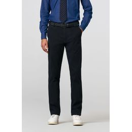 Chinos MEYER "Oslo" Gr. 24, Normalgrößen, blau (marine) Herren Hosen aus Bio-Baumwolle