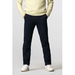 Chinos MEYER "BONN" Gr. 52, Normalgrößen, blau (marine) Herren Hosen mit buntgewebtem Innenfutter