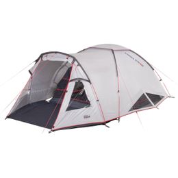 Kuppelzelt High Peak "Zelt Alfena 3.0" Zelte Gr. B/H/L: 260cm x 135cm x 410cm, grau (nimbus grau)