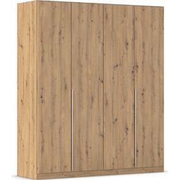 Drehtürenschrank Rauch "Kleiderschrank Schrank Garderobe AGORDO mit Dekor- oder Hochglanzfront" Schränke Gr. B/H/T: 181 cm x 210 cm x 54 cm, 4 St., braun (eiche artisan) durchdachte Innenausstattung, in 6 Breiten und 2 Höhen MADE IN GERMANY Bestseller