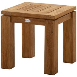 Beistelltisch Destiny "SPA & LIVING" Tische Gr. B/H/T: 45 cm x 45 cm x 45 cm, beige (natur) DORADO Beistelltisch 45x45x45cm, Teak