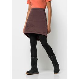 A-Linien-Rock Jack Wolfskin "ALPENGLUEHEN SKIRT W" Gr. M (38/40), lila (boysenberry) Damen Röcke