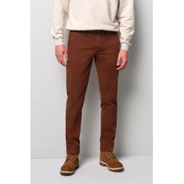 Chinos MEYER "M5.Chino" Gr. 42, Länge 32, rosegold (kupfer) Herren Hosen Gefertigt aus BIO-Baumwolle