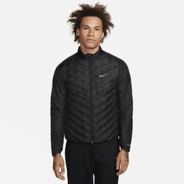 Nike Therma-FIT ADV AeroLoft Repel Daunen-Laufjacke für Herren - Schwarz