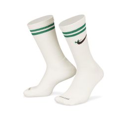 Nike Everyday Plus Force gepolsterte Crew-Socken - Weiß