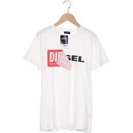 Diesel Herren T-Shirt, weiß, Gr. 46