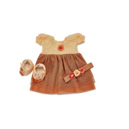 Smallstuff Doll Clothing Party Dress with Shoes & Hairband