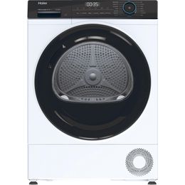 A+++ (A+++ bis D) Haier Wärmepumpentrockner "HD91-A3939E" Trockner schwarz-weiß (weiß, schwarz)