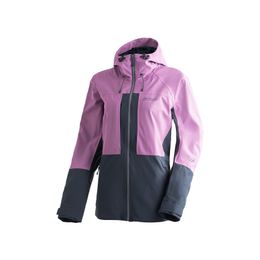 Funktionsjacke Maier Sports "Lindon W" Gr. 42, lila (purpurviolett) Damen Jacken Outdoorjacke, wasserdicht, RV-Taschen, Kapuze