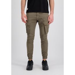 Cargohose Alpha Industries "Alpha Industries Men - Pants Spy Pant" Gr. 29, Normalgrößen, grau (taupe) Herren Hosen