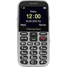 Doro 366 Senioren-Handy mit Ladestation, SOS Taste Silber