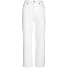 Knöchellange Jeans Straight Fit WALL London weiss