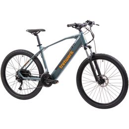 E-Bike Tretwerk "Bolt" E-Bikes Gr. 48 cm, 27,5 Zoll (69,85 cm), grün (mgrg) Pedelec, Elektrofahrrad für Damen u. Herren, MTB, Mountainbike