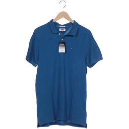 Tommy Jeans Herren Poloshirt, blau, Gr. 54