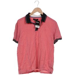 Bugatti Herren Poloshirt, pink, Gr. 52