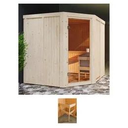 Karibu Sauna "Kotka" Saunen beige (natur)