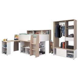 Parisot, Hochbett mit offenem Kleiderschrank, Lucas 11