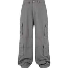 Cargoshorts DEF "DEF Herren Cargohosen" Gr. 30, Normalgrößen, grau (grey) Herren Hosen