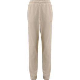 Jogginghose DEF "DEF Damen Sweatpants Jogger" Gr. L, US-Größen, beige (sand) Damen Hosen