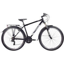 Mountainbike WYNN "ATB2.0" Gr. 48, schwarz (schwarz, grau, weiß, schwarz), Fahrräder, 48cm, 29 Zoll (73,66cm)