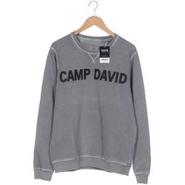 CAMP DAVID Herren Sweatshirt, grau, Gr. 52