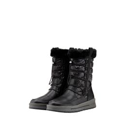 Tom Tailor Damen Gemusterte Stiefel, schwarz, Muster, Gr. 38