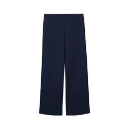 Tom Tailor Denim Damen Basic Culotte, blau, Uni, Gr. XL