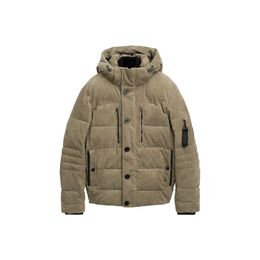 Tom Tailor Herren Pufferjacke mit abnehmbarer Kapuze, grün, Uni, Gr. XXL