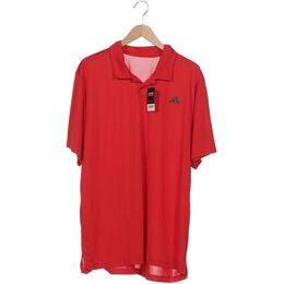 Adidas Herren Poloshirt, rot, Gr. 56