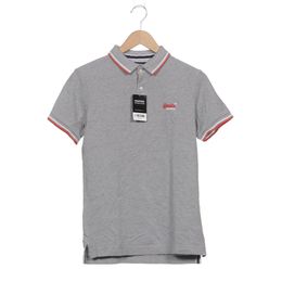 Superdry Herren Poloshirt, grau, Gr. 48