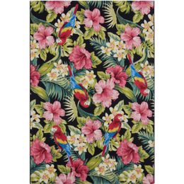 Outdoorteppich Hanse Home "Tropical Feeling" Teppiche Gr. B/L: 200 cm x 285 cm, 3 mm, 1 St., bunt In-& Outdoor, Teppich, Wetterfest, Balkon, Garten, Wohnzimmer, Floral