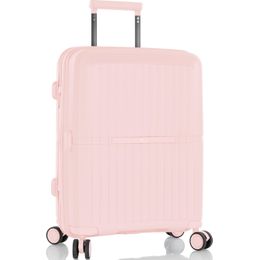 Hartschalen-Trolley Heys "AirLite, 53 cm" Gr. B/H/T: 41 cm x 53 cm x 22 cm 47 l, rosa (blush) Koffer Hartschalen-Koffer Handgepäck-Koffer TSA Schloss Volumenerweiterung