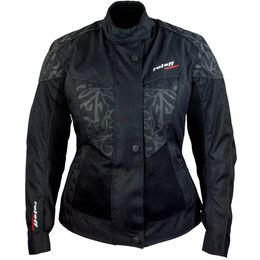 Motorradjacke Roleff "Messina Lady" Jacken Gr. S, schwarz Mit Sicherheitsstreifen