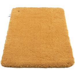 Badematte Tom Tailor "Cozy Bath UNI" Badematten Gr. rechteckig (60cm x 100cm), Polyester, goldfarben (gold) Badteppich, Uni Farben, rechteckig, rund und oval erhältlich