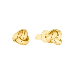 Paar Ohrstecker Amor "2013476" Ohrringe Gr. Gelbgold 375, goldfarben Damen