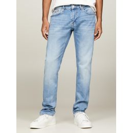 Slim-fit-Jeans Tommy Jeans "SCANTON SLIM" Gr. 36, Länge 30, blau (denim light) Herren Jeans im 5-Pocket-Style