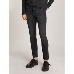 Slim-fit-Jeans Calvin Klein Jeans "SLIM" Gr. 32, Länge 34, schwarz (denim black) Herren Jeans mit 5-Pocket-Style