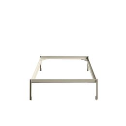 Hay - Connect Bett 90 x 200 cm für Boxspring-Matratze, warm grey