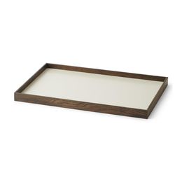 Gejst - Frame Tablett, medium, geräucherte Eiche / beige