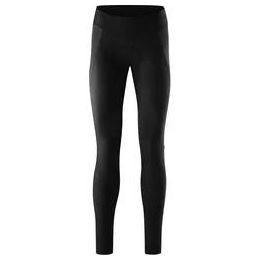 Fahrradhose Gonso "Essential Tight Therm W" Gr. 42, Normalgrößen, schwarz Damen Hosen Hohe Bewegungselastizität und großes Wärmeisolationsvermögen.