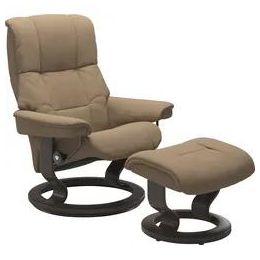 Relaxsessel stressless "Mayfair" Sessel Gr. Microfaser DINAMICA, Classic Base Wenge, Relaxfunktion-Drehfunktion-PlusTMSystem-Gleitsystem, B/H/T: 79cm x 101cm x 73cm, braun (sand dinamica) mit Classic Base, Größe S, M & L, Gestell Wenge