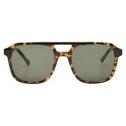 Tom Tailor Herren Piloten-Sonnenbrille, braun, Animalprint, Gr. ONESIZE