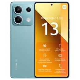 Xiaomi Smartphone "Redmi Note 13 8+256GB" Mobiltelefone Gr. 256 GB, blau (ocean teal)