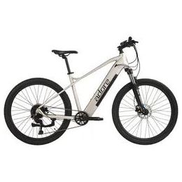 E-Bike Adore "GV-650" E-Bikes Gr. 48cm, 27,5 Zoll (69,85cm), silberfarben (brushed silver matt) Pedelec, Elektrofahrrad für Damen u. Herren, MTB