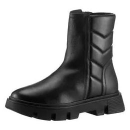 Winterboots Geox "D VILDE F" Gr. 38, schwarz Damen Schuhe Chunky Boot, Plateau Stiefel mit Plateausohle